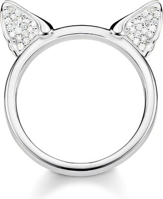 Thomas Sabo Thomas Sabo Damen-Ring Katzenohren silber 925 Sterlingsilber TR2259-051-14-54