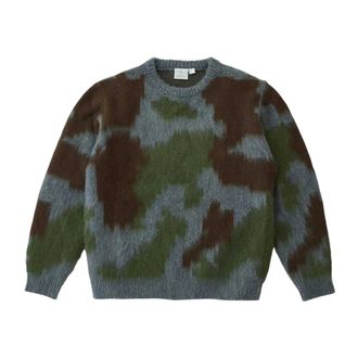 Gramicci Mohair Jungle Digicamo Pullover - - Knitwear - Herren - Mehrfarbig - M
