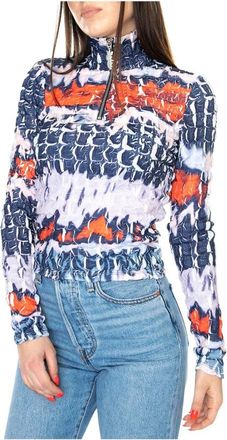 Dickies Bubble Top - - Tops - Damen - Mehrfarbig - M
