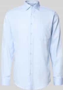 Seidensticker Regular Fit Businesshemd aus Baumwolle mit Kentkragen