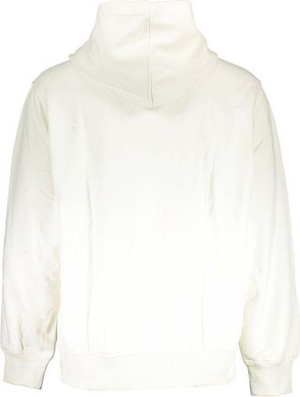 Calvin Klein Embroidered Logo Hoodie - White