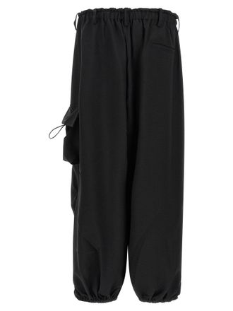 Yohji Yamamoto Oversized Technical Cargo Pants - Black