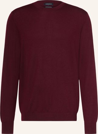 Strokesman's Strokesmans Pullover Aus Merinowolle rot