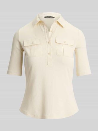 Lauren Ralph Lauren Slim Fit T-Shirt aus Baumwoll-Mix Modell HAIDELLE