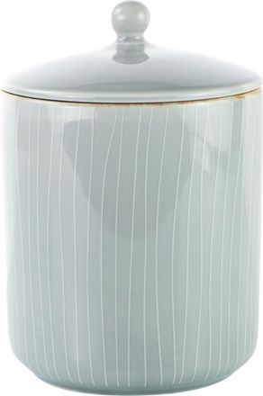 Landscape Vorratsdose, Grau, Keramik, 1,0 L, rund, 16 cm, Lfgb, Handmade Quality, K&uuml;chenzubeh&ouml;r, Vorratsbeh&auml;lter, Vorratsdosen