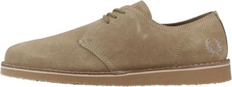 Fred Perry Homme, Chaussures, Vert, Taille: 43 EU Laced Chaussures