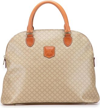 Celine Crossbody Bags - Macadam Coated Canvas Dome Handbag - Gr. unisize - in Braun - für Damen