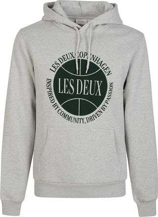 Les Deux Homme, Sweatshirts et sweats &agrave; capuche, Gris, Taille: S SweaT-shirts &agrave; capuche