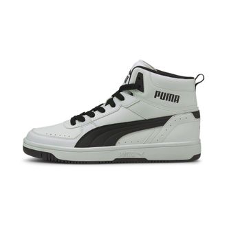Puma Unisex Puma Rebound JOY Turnschuhe, Puma White-Puma Black, 44.5 EU