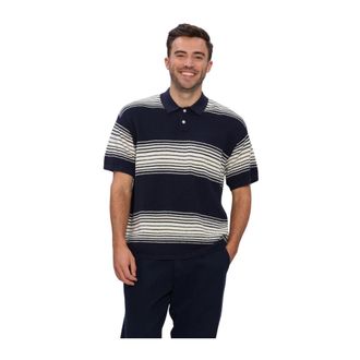 Anerkjendt Akseb Stripe Polo SS Knit - - Tops - Herren - Mehrfarbig - XL