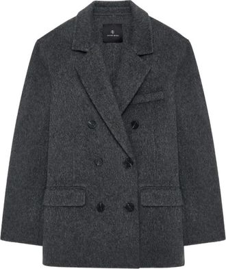 Anine Bing Damen, Jacken, Grau, 2XSGr&ouml;&szlig;e