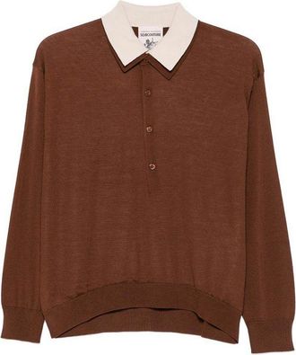 Semicouture Poloshirt - Braun