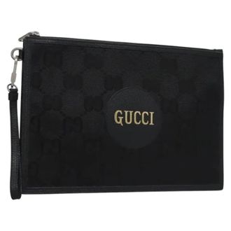 Gucci Pochette Vintage GG Canvas Pre-owned - Femme - Pre-owned - Noir - Taille: ONE Size