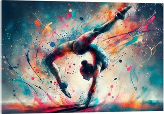 Posterlounge Rhythmische Gymnastik I Acrylglasbild von nobelart 30 x 20 cm Bunt Wandbilder Wanddeko