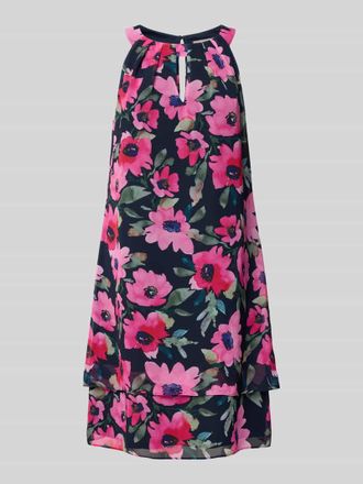 Christian Berg Cocktail Cocktailkleid mit Schl&uuml;sselloch-Ausschnitt