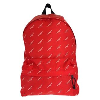 Balenciaga Pre-owned Nylon Explorer Backpack - Homme - Pre-owned - Rouge - Taille: ONE Size