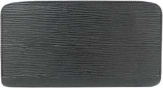 Louis Vuitton unisex, Pre-owned, Noir, Taille: ONE Size Portefeuille long Epi (&agrave; deux volets) Pre-owned