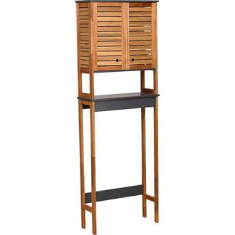 Evideco TENDANCE Meuble de Rangement au-Dessus des Toilettes en Acacia Gris