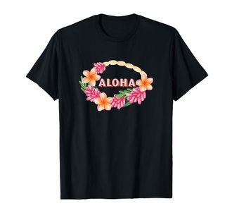Aloha Hula Dance Hula Lektion Aloha Tropical Hawaii Hibiscus Cute Popular Plumeria Hawaiian Black T-Shirt