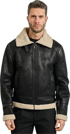 Yes-Zee YES Zee, Homme, Vestes, Noir, Taille: 2XL Veste en similicuir