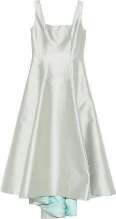 Fely Campo Femme, Robes, Vert, Taille: 36 FR Square Neck Sleeveless Dress