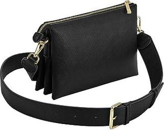 BagBase Sac à bandoulière BOUTIQUE - Femme (Taille unique) (Noir)