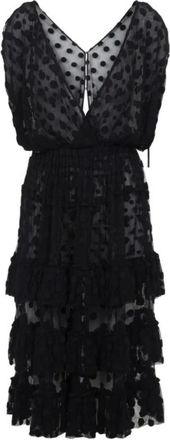 Dries Van Noten Femme, Robes, Noir, Taille: 40 FR Dally Dress