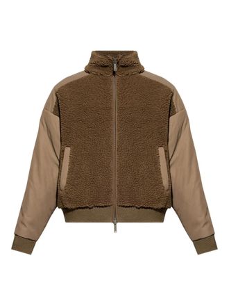 Dsquared2 veste bomber à empiècements contrastants - Marron