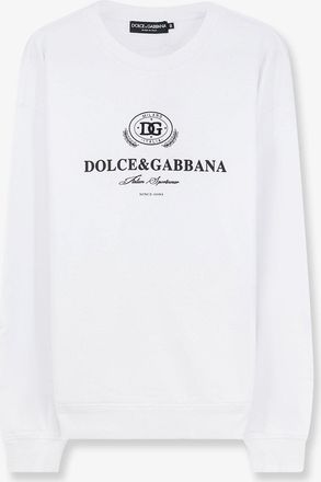 Dolce & Gabbana Cotton sweatshirt with logo print on the front - DOLCE & GABBANA - gender_Man