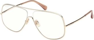 Max Mara Femme, Accessoires, Rose, Taille: 59 MM Optical Frame