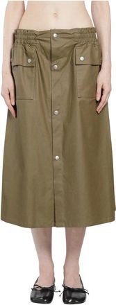 Maison Margiela Femme, Jupes, Vert, Taille: 36 FR Midi Skirts
