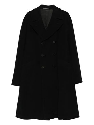 Romeo Gigli manteau &agrave; boutonni&egrave;re crois&eacute;e (ann&eacute;es 1990) - Noir