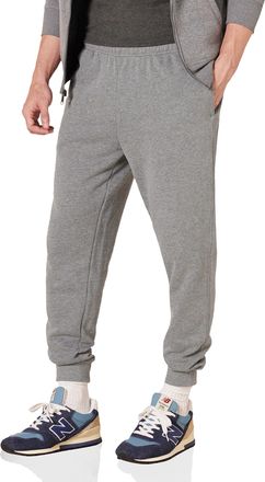 Amazon Essentials Herren Entspannte Jogginghose, Fleece, Bequeme Passform, Hellgrau Meliert, XXL