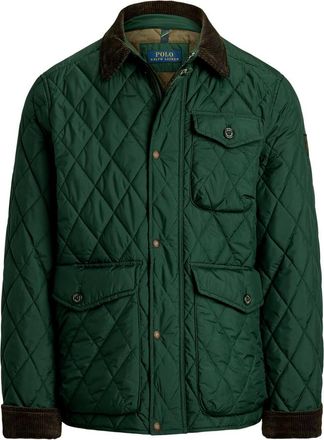 Ralph Lauren Rautensteppjacke Beaton mit Cordkragen und aufgesetzten Taschen in