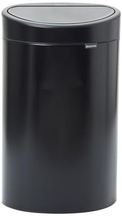 Brabantia Touch Bin New mit herausnehmbaren Kunststoffeinsatz, Matt Black, 40 L