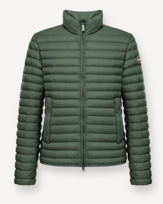 Colmar Steppjacke mit Daunenf&uuml;llung und Label-Aufn&auml;hern in