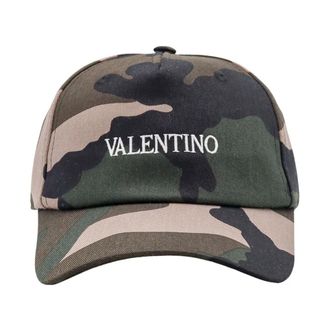 Valentino Garavani Homme, Accessoires, Vert, Taille: 57 CM Caps