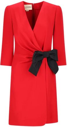 Valentino Garavani Femme, Robes, Rouge, Taille: 34 FR Mini-robe portefeuille