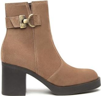 Nero Giardini I513892D Bottines Femme en Cuir Velours - Marron 39 EU