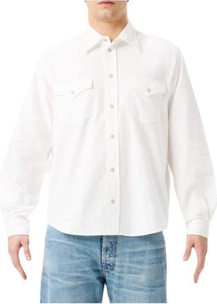 Cycle Homme, Chemises, Blanc, Taille: M Rayan Embroidery Shirt
