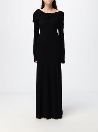 Eleh Lang&auml;rmeliges Etui-Abendkleid aus Stretch-Jersey mit geradem Ausschnitt