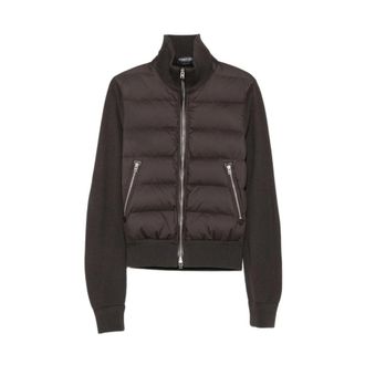 Tom Ford Kurze Daunenjacke - - Jackets - Herren - Grau - 2XL
