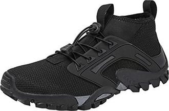 Generic Baskets larges pour homme, chaussures de randonn&eacute;e l&eacute;g&egrave;res &agrave; lacets, chaussures de sport &agrave; s&eacute;chage rapide, antid&eacute;rapantes, respirantes et d&eacute;contract&eacute;e