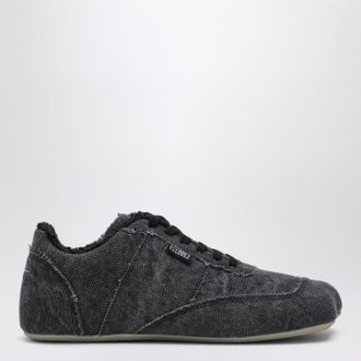 Maison Margiela Anatomic Sneakers aus schwarzem Canvas