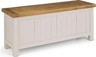 Julian Bowen Aspen Sitzbank mit Stauraum, Grau gewaschen