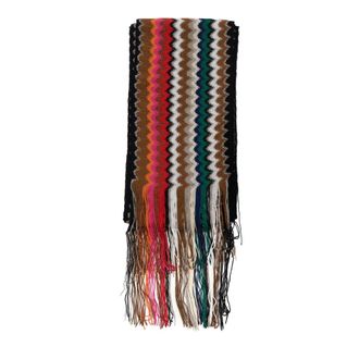 Missoni Femme, Accessoires, Multicolore, Taille: ONE Size Zig zag viscose blend scarf
