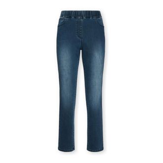 Elena Miro Damen, Jeans, Blau, 7XLGr&ouml;&szlig;e