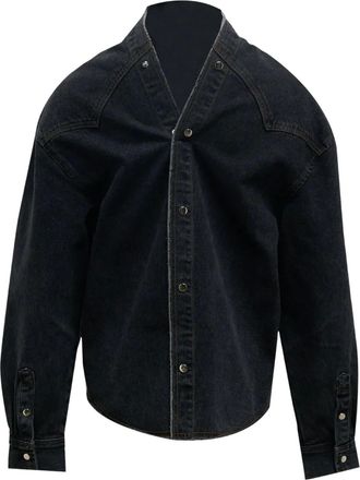 pushBUTTON t-shirt à détail de bride - Noir