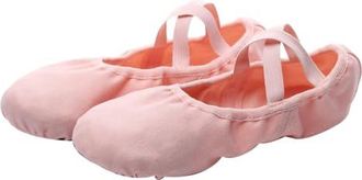 IFUNDOM Chaussures de Ballet pour Adultes Tissu Extensible Semelle Antid&eacute;rapante Respirantes et Confortables avec Bande &Eacute;lastique Crois&eacute;e pour Yoga Gymnastiqu