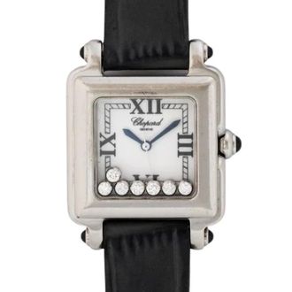 Chopard Montre Happy Sport Pre-owned - Femme - Pre-owned - Blanc - Taille: ONE Size